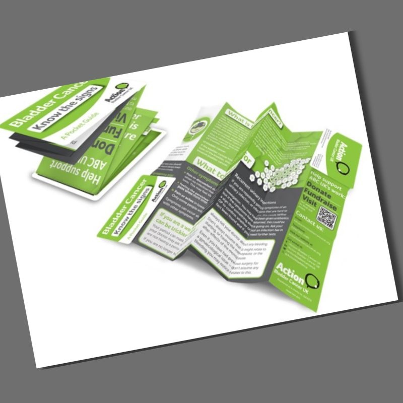 Action Bladder Cancer leaflet - Foldable symptoms guide